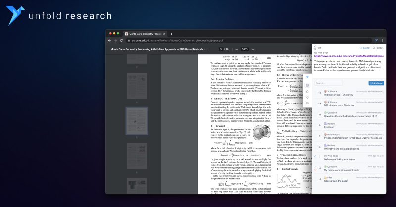 Scientific Tools | Unfold Research